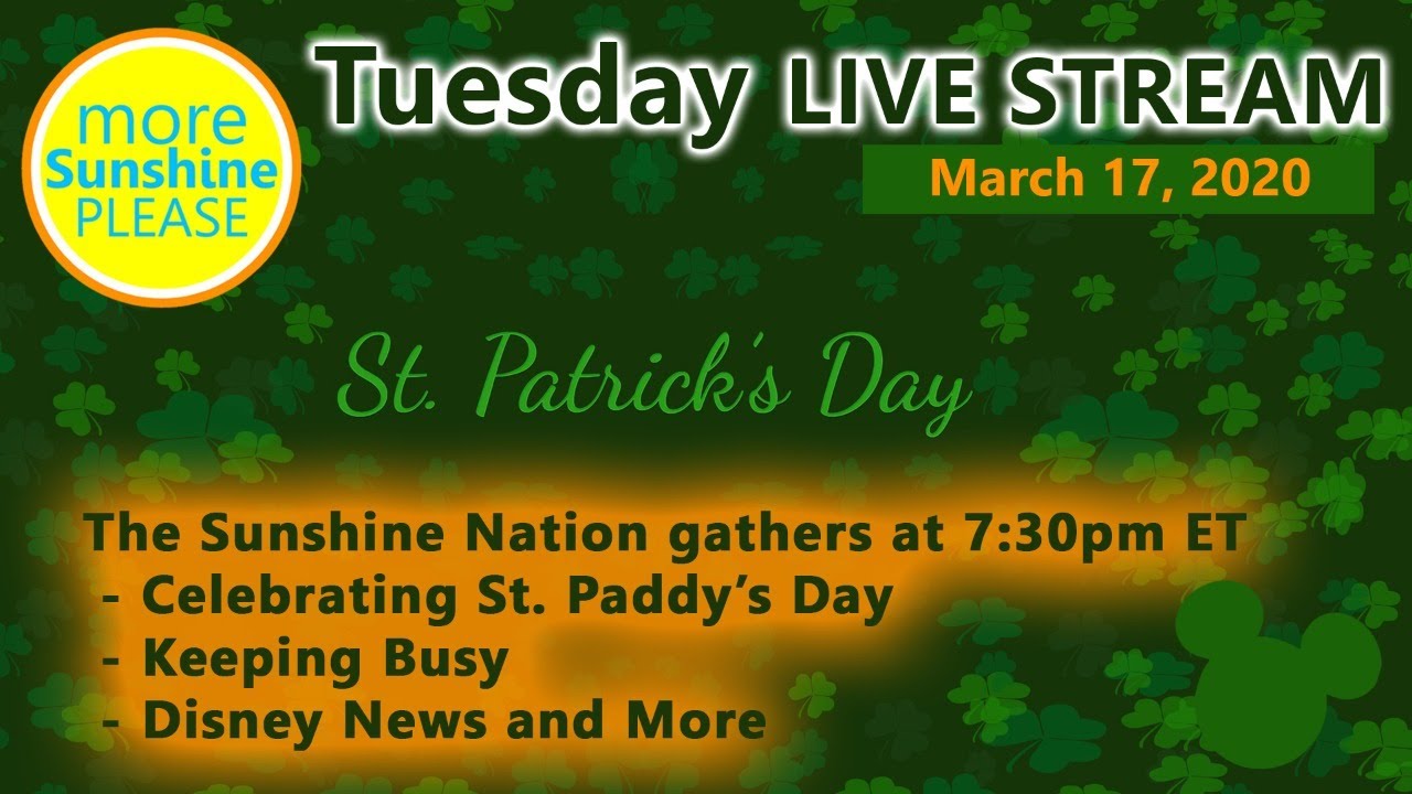 Tuesday Night St. Patrick's Day Live Stream - YouTube