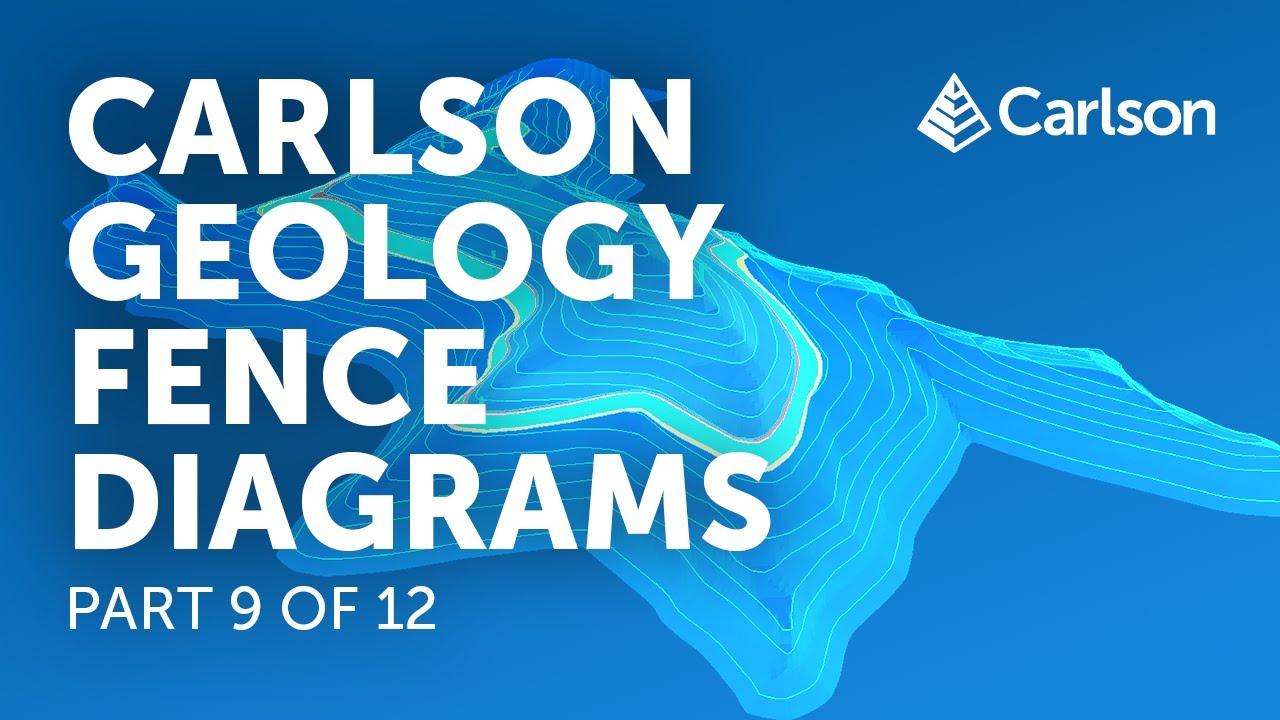 Carlson Geology | Fence Diagrams (Part 9/12) - YouTube