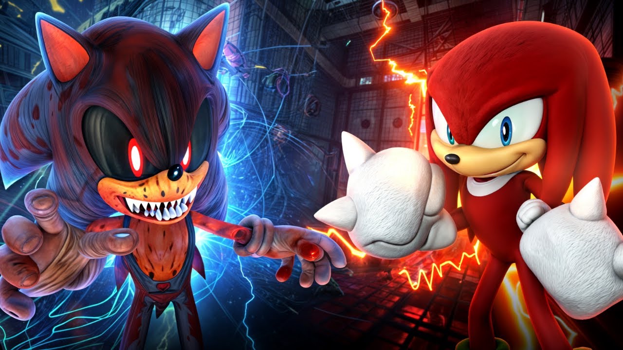 FNAF Knuckles vs. Evil Sonic – The Ultimate Battle - YouTube