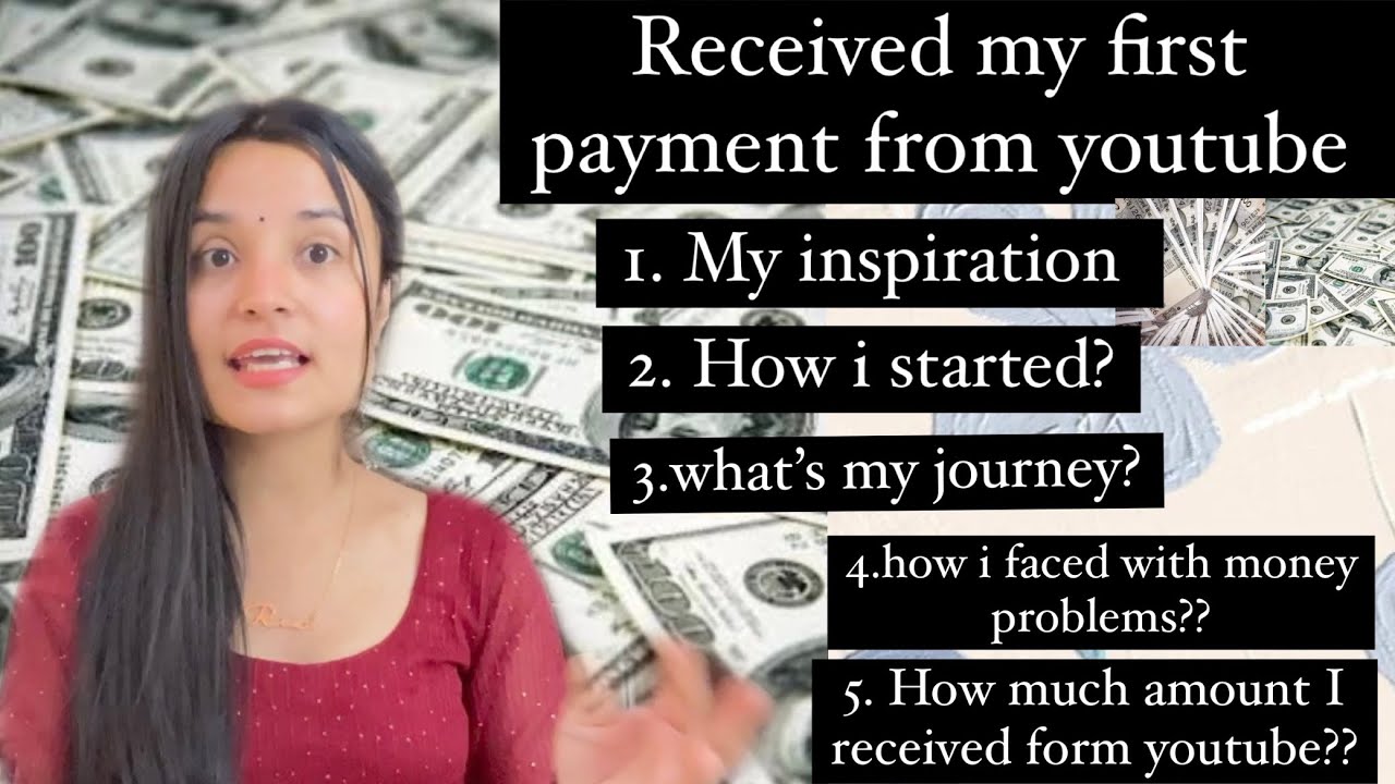 My first youtube payment//My youtube journey//what amount I received ...