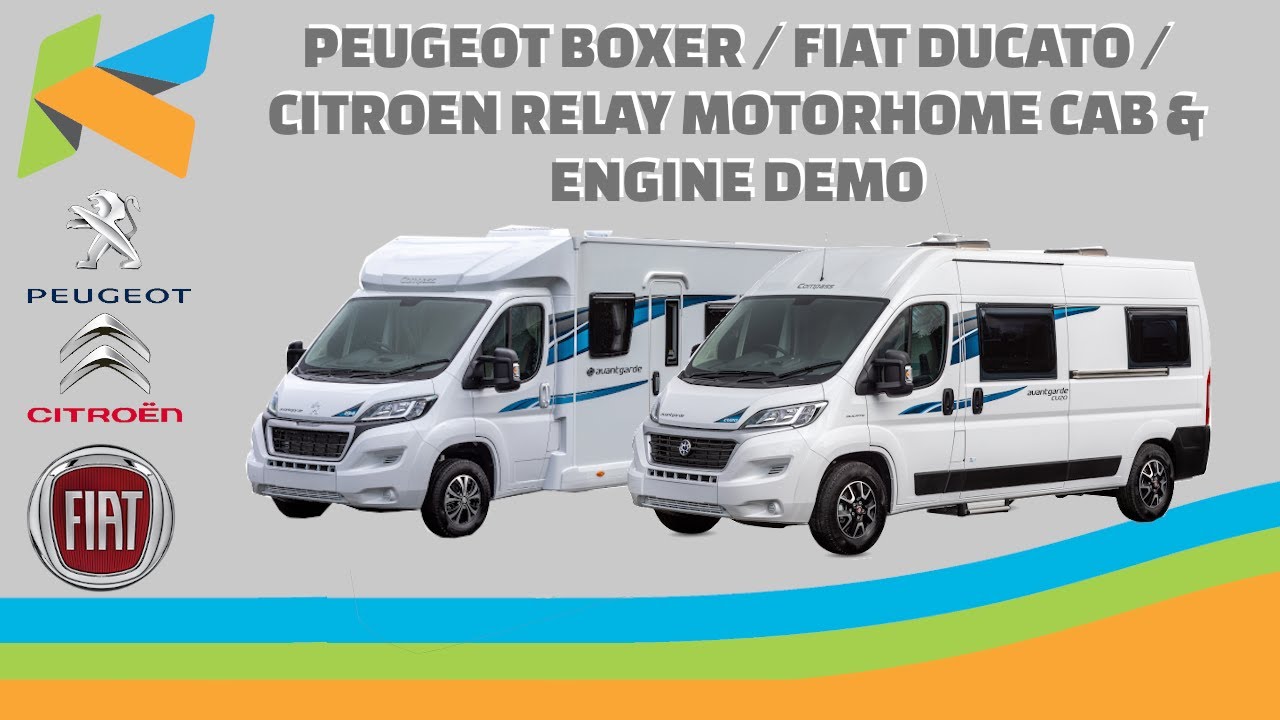 Peugeot Boxer / Fiat Ducato / Citroen Relay motor home cab and engine ...