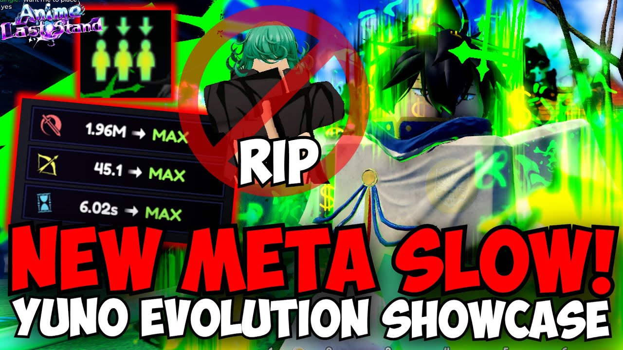 New META SLOW Yuno Evo Showcase! (RIP TATSUMAKI) | Anime Last Stand ...