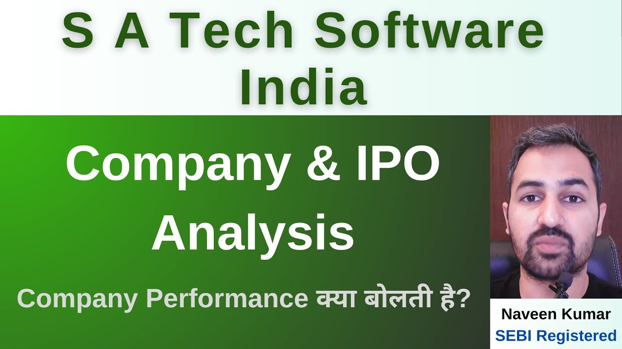 S A Tech Software India IPO | S A Tech Software India Limited IPO | GMP ...