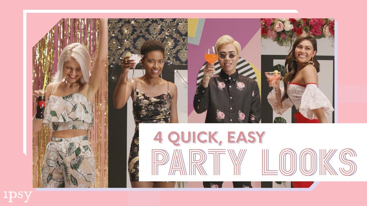 4 Quick, Easy Party Looks | ipsy - YouTube
