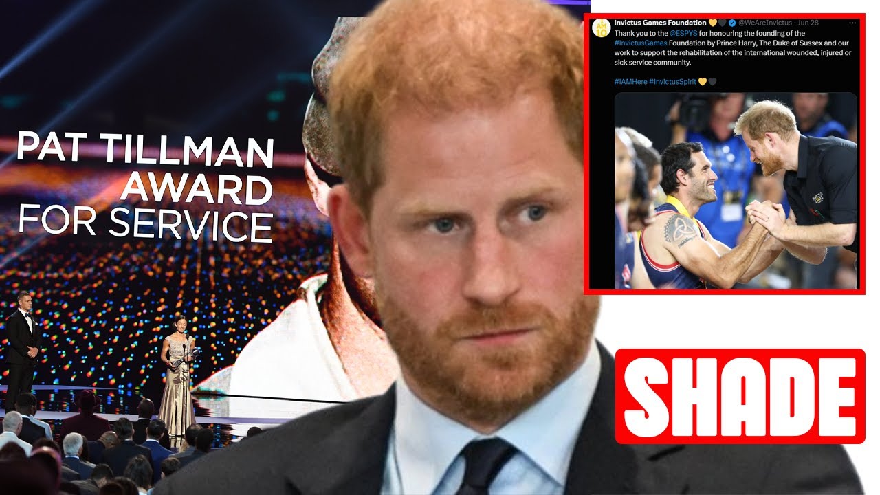 Invictus Games Foundation Surprisingly MOCKS Harry's ESPYs Award On X ...