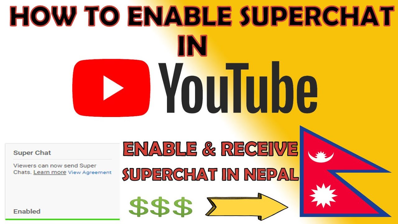 How to Enable Super Chat in Youtube | Enable Super Chat in Nepal ...