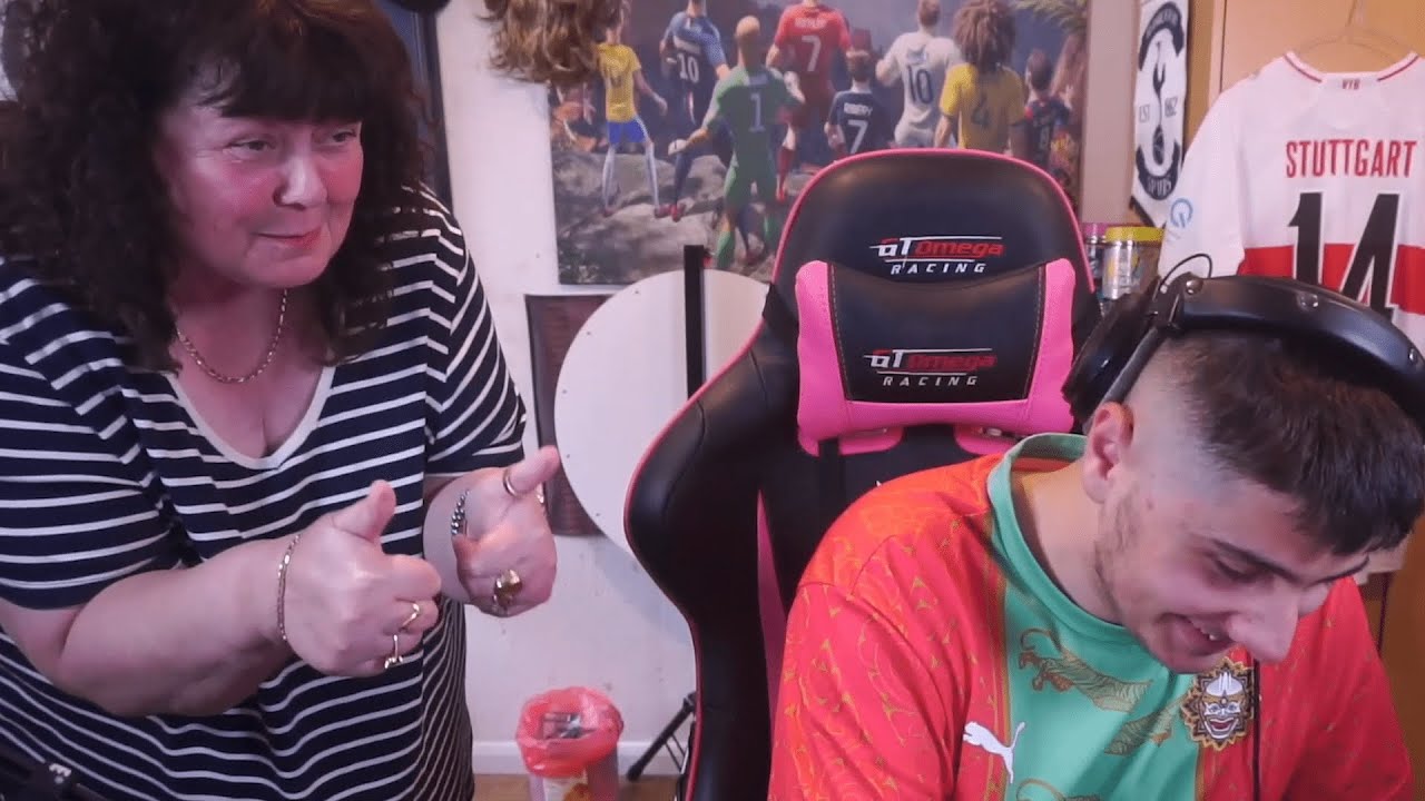 Mother Aarons helps Danny during a champs challenge - YouTube