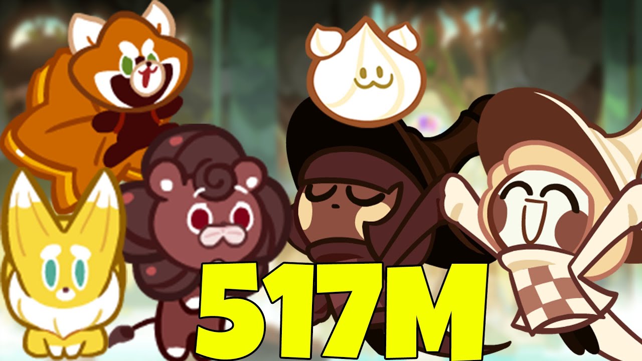 CROB 517M COOKIEMALS CHESS - THE 5 COOKIE COMBO CookieRun Ovenbreak ...