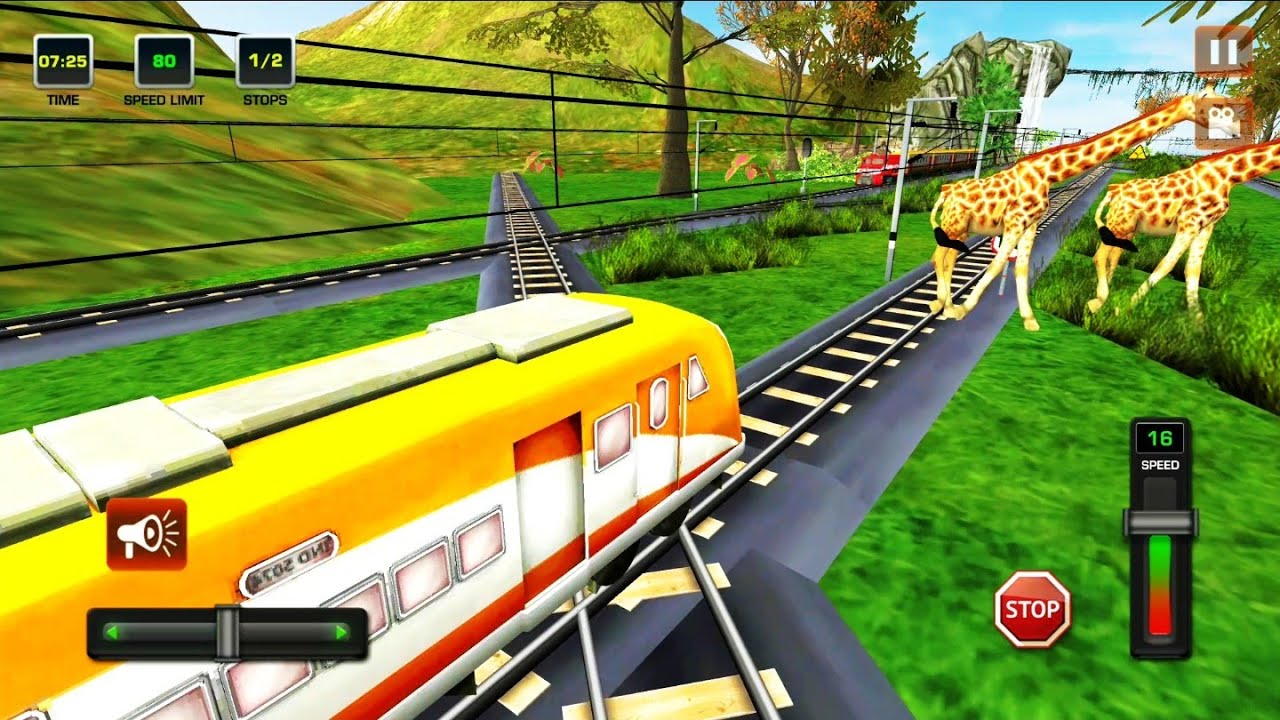 Orange Line Metro High Speed Train Driving - Train Driving Simulator ...