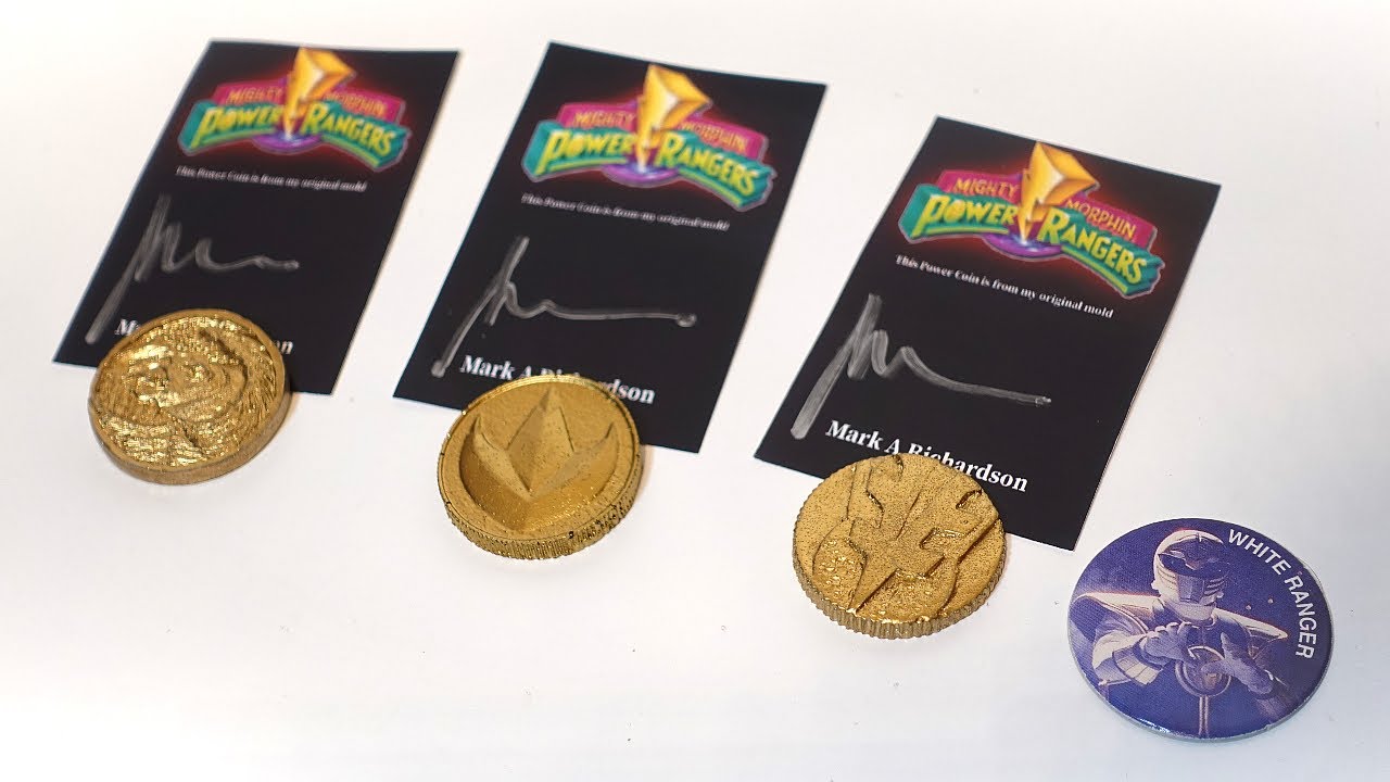 MMPR Power Coin Props From Mark Richardson! - YouTube