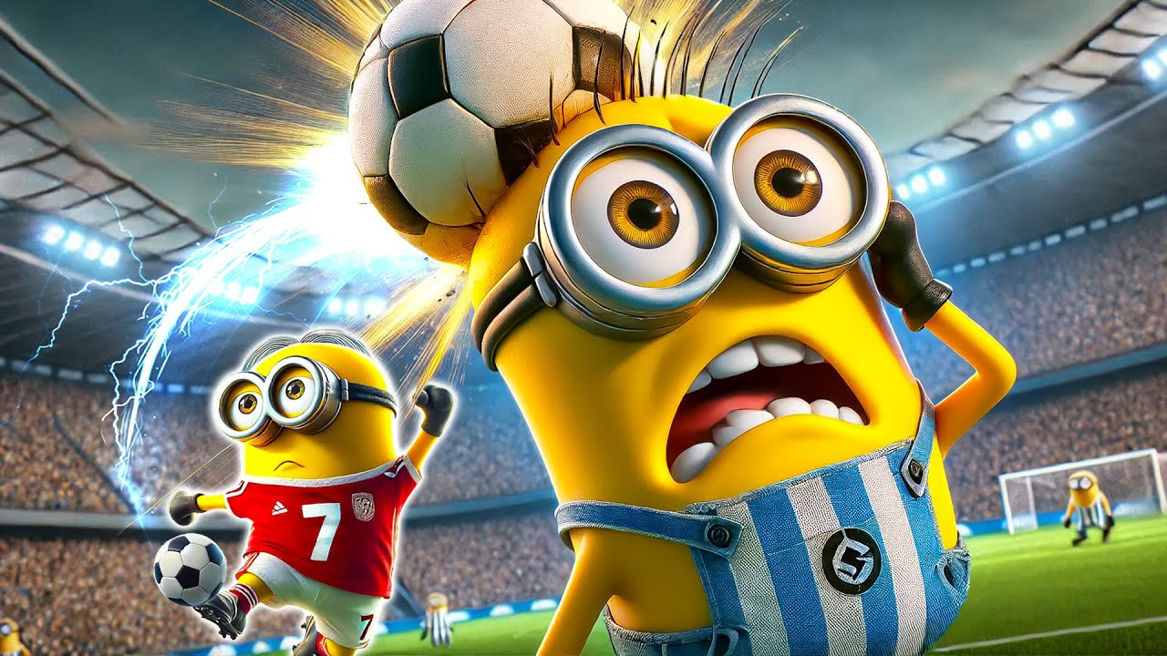 MINION FOOTBALL | MINION M10 VS MINION CR7 - YouTube