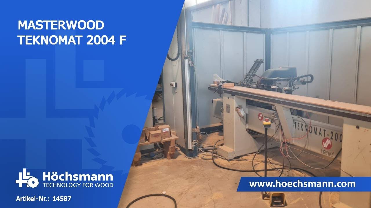 MASTERWOOD TEKNOMAT 2004 F (Höchsmann Klipphausen) - YouTube