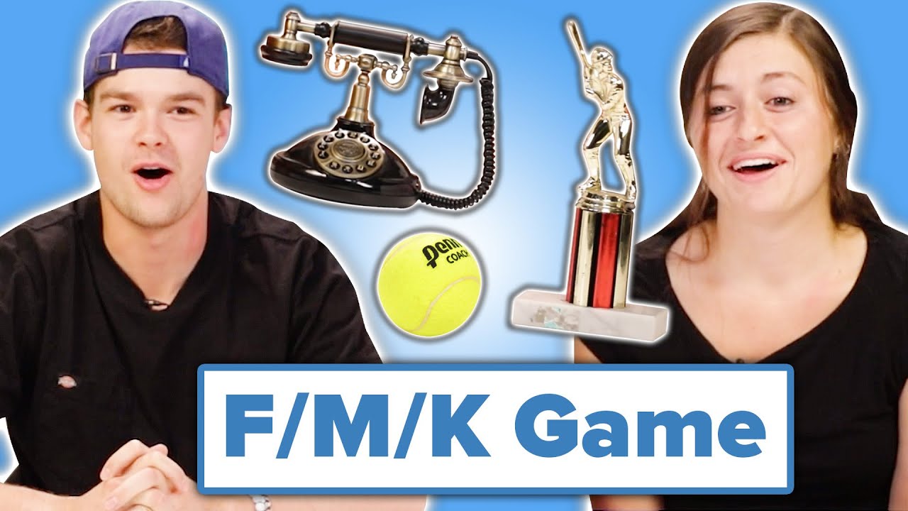 Couples Play Date, Marry or Disappear With Inanimate Objects - YouTube