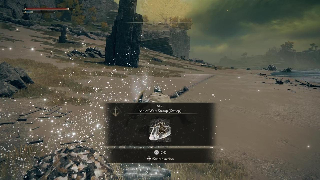 ELDEN RING - ash of war: stamp (sweep) location - YouTube