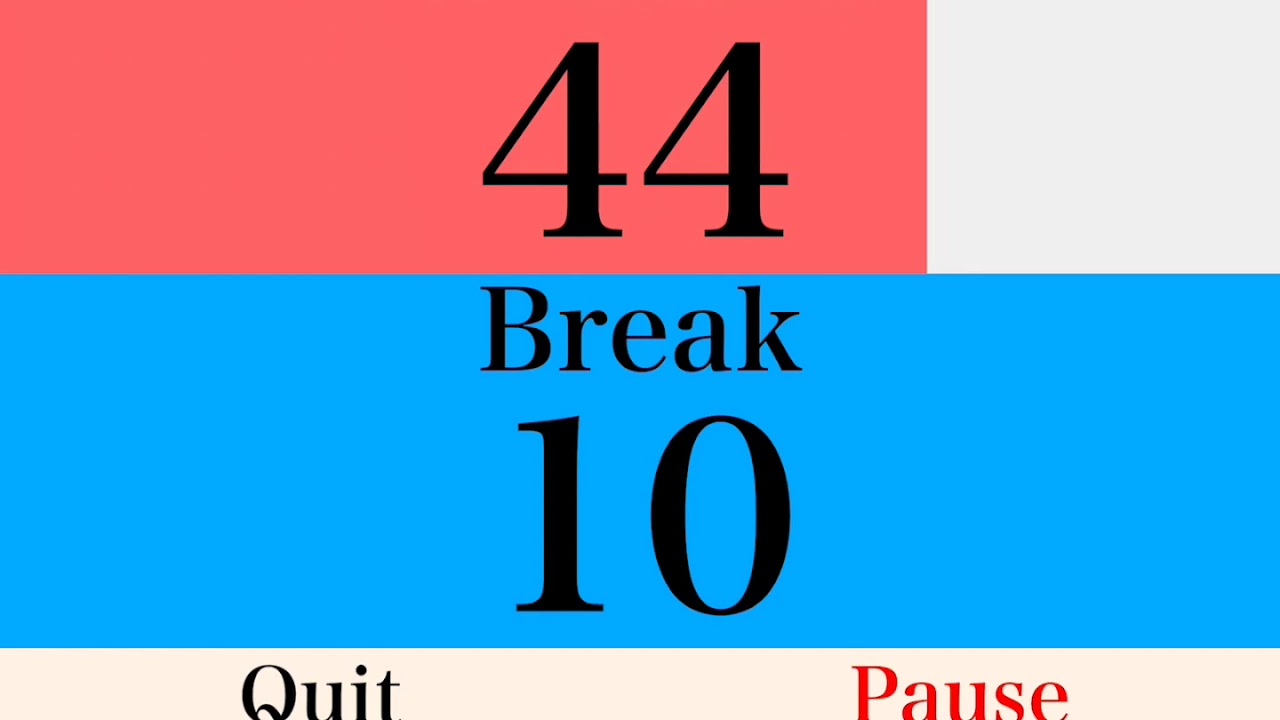 interval timer 60 seconds 10 seconds rest - YouTube