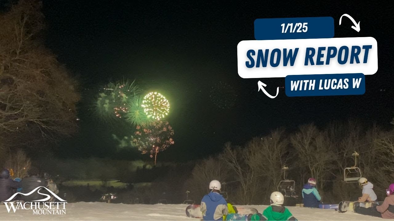 Wednesday January 1st Snow Report - YouTube