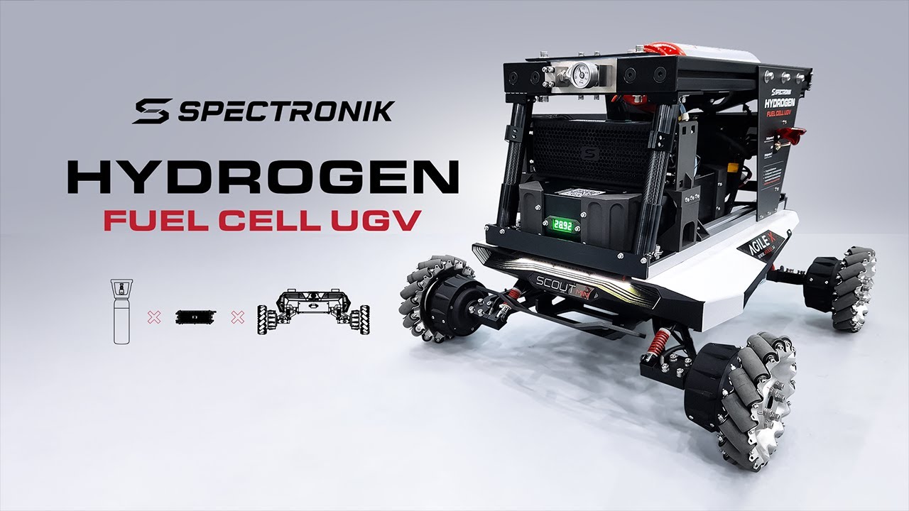 Hydrogen Fuel Cell Unmanned Ground Vehicle (UGV) - YouTube