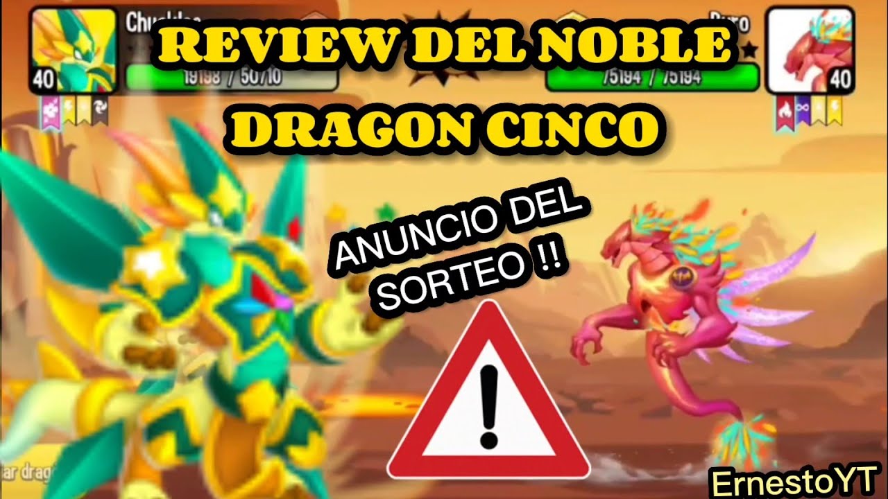 REVIEW DEL NOBLE DRAGON CINCO !! ANUNCIO DEL SORTEO Y REQUISITOS PARA ...