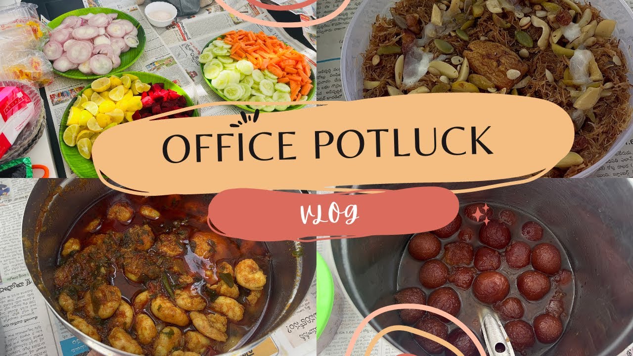 Potluck Lunch || Yummy Food 🥘 || Fun Time || Office Potluck lunchtime ...