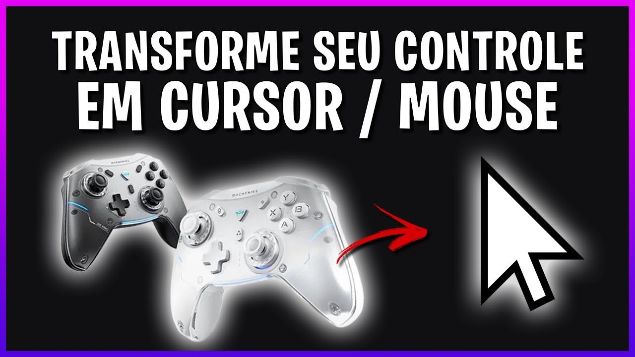 COMO USAR controle MACHENIKE G5 PRO como CURSOR/MOUSE do PC, TV ou CELULAR - YouTube