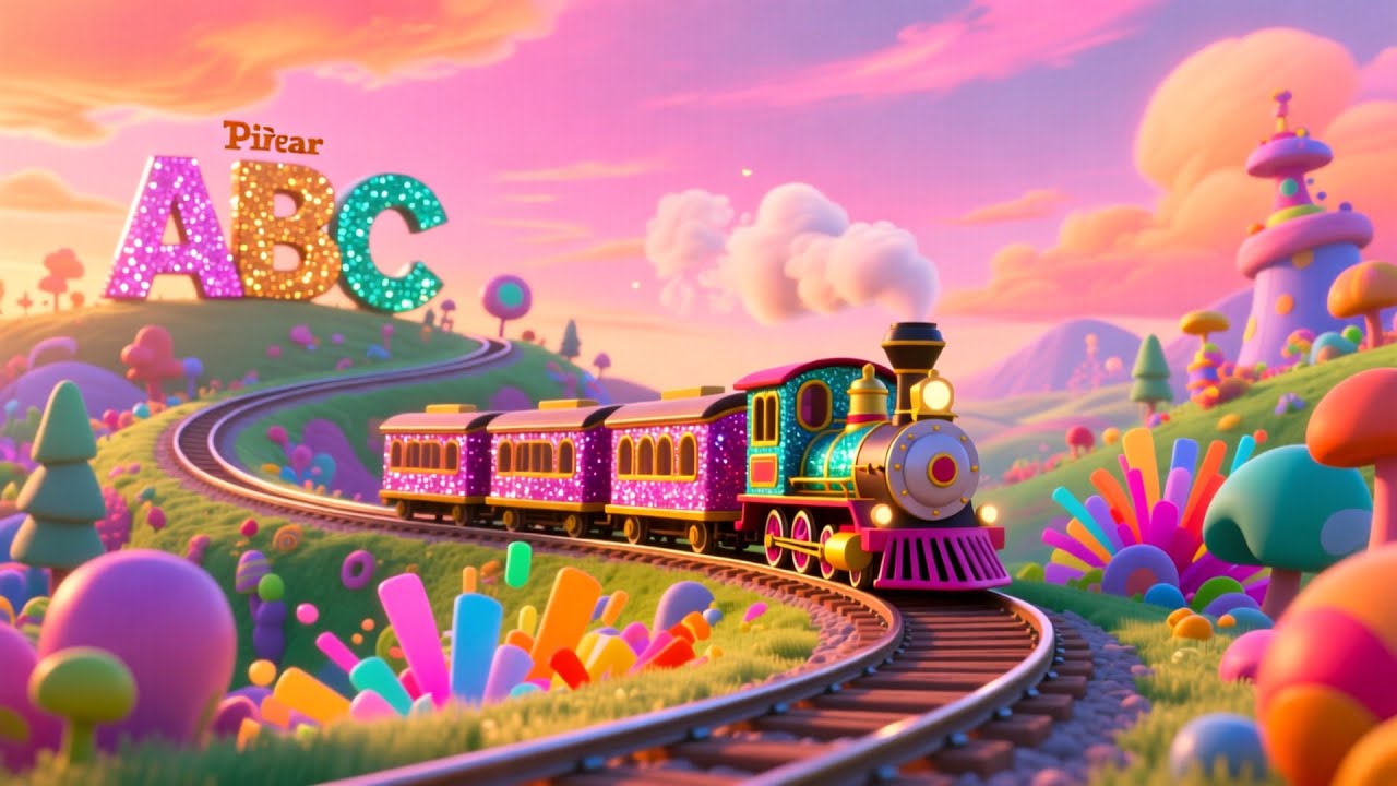 All Aboard the ABC Train | Fun Alphabet Rhyme for Kids | Nursery Rhymes ...