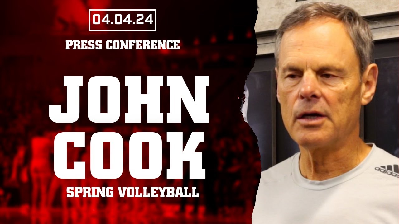 Nebraska Volleyball coach John Cook talks Spring Practice | April 5 ...