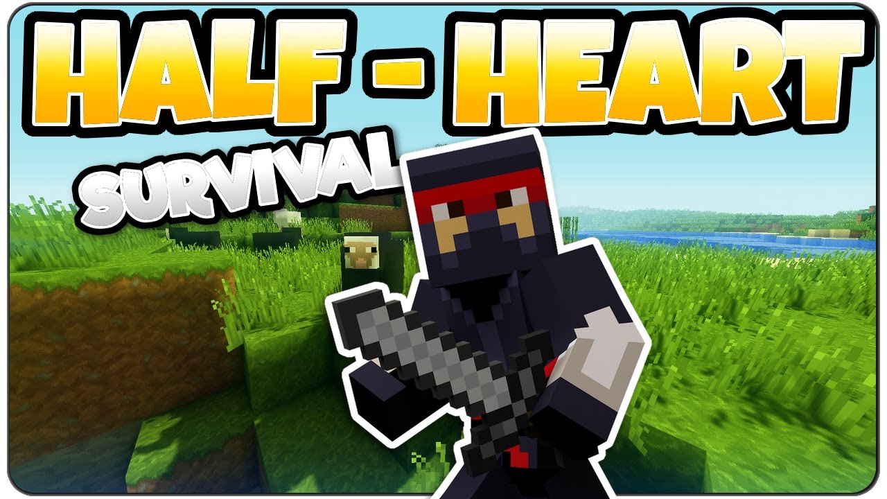 Minecraft Half-Heart Survival Challenge UHC- PS3, PS4, Xbox 360, Xbox One & Wii U Edition - YouTube