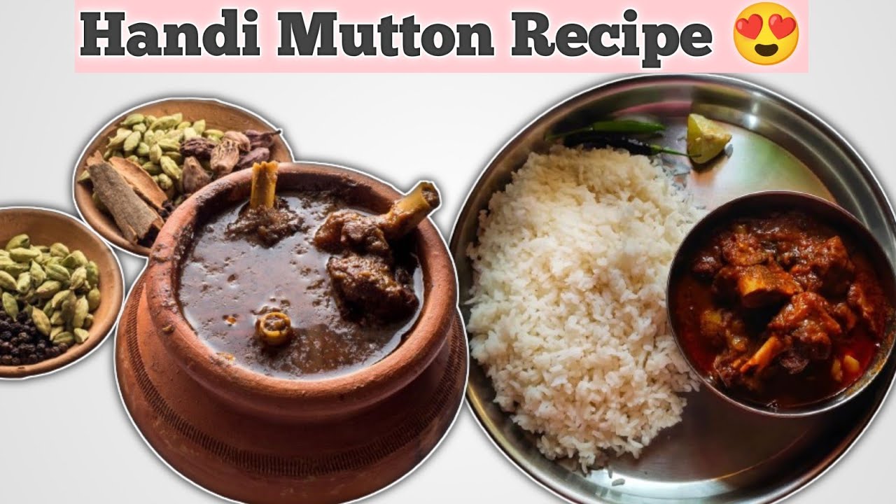 Handi mutton recipe😍| bihar ka famous handi mutton recipe 😋 - YouTube