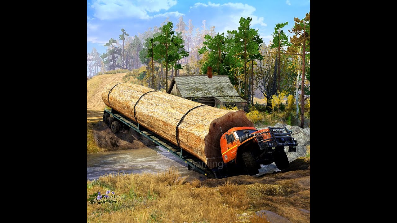 It's amazing the skills of a logging truck driver on extreme mountain ...