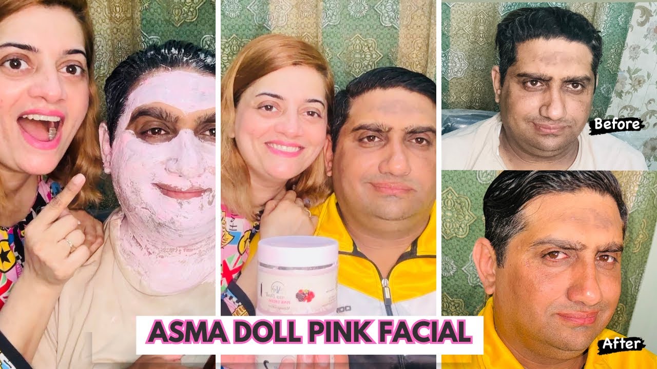 Asma doll pink facial review || Best facial kit || Nida Amir Vlogs ...