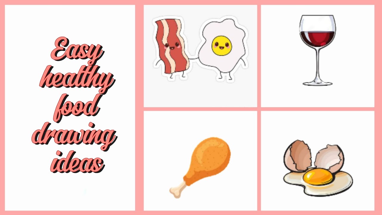 How to draw easy food drawings || step-by-step tutorial for beginners ...