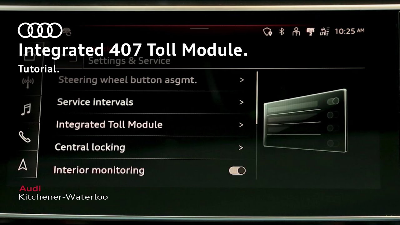 Integrated 407 Toll Module: Audi Kitchener-Waterloo Delivery - YouTube