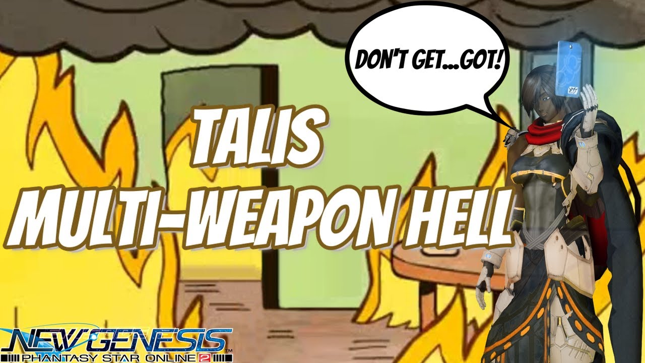 【PSO2NGS】Talis Multi-Weapon (can be) Hell | PSA - YouTube