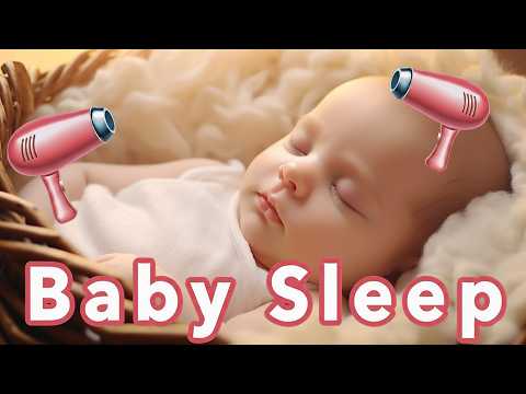 Baby Fön Sound zum Einschlafen 10 Hours No Ads | Hair Dryer White Noise for Babies