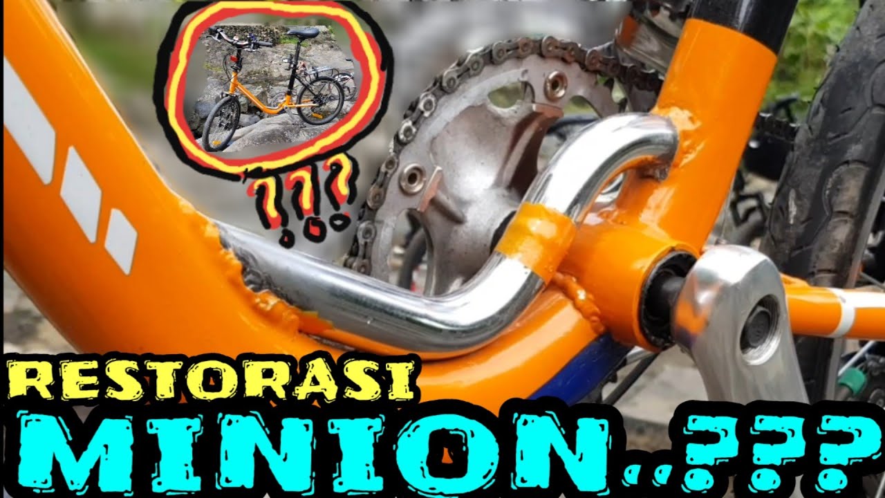 RESTORASI SEPEDA MINION BAHAN MINITREK PHOENIX 20 & REVIEW BIAYA NYA ...