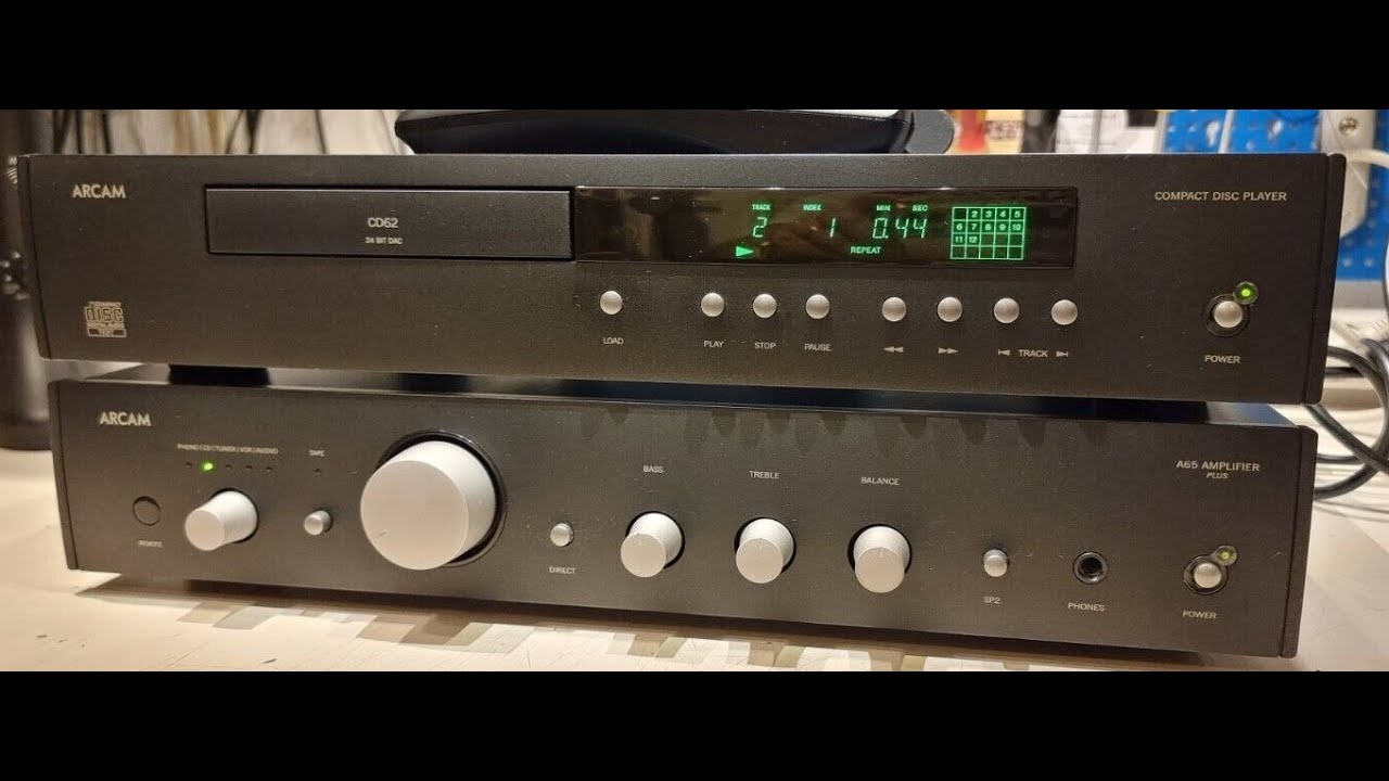 ARCAM A-65 & ARCAM CD-62 24but dac high fidelity set U.K. -test- - YouTube