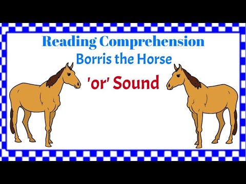 Long vowel or | 'or' sound words | 'or' Words| Blending phonics phase 3 ...