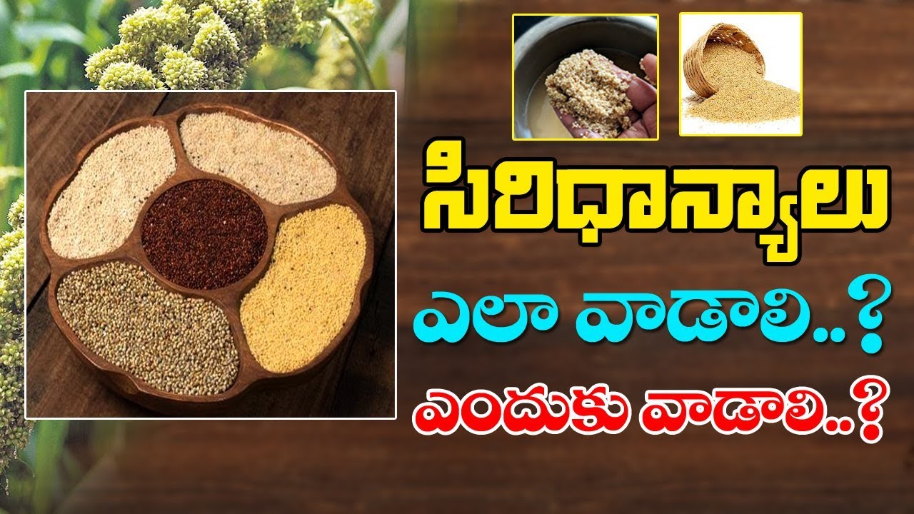 Millets In Telugu