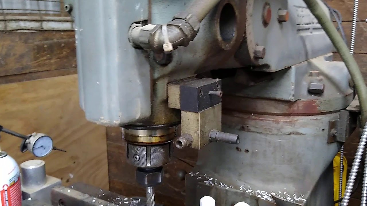 Bridgeport Boss CNC Mill converted to manual mill - YouTube