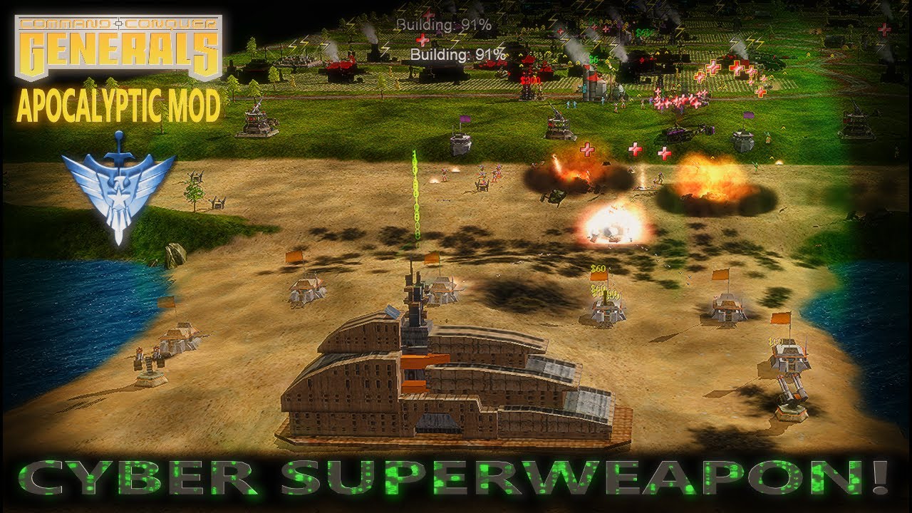 CYBER SUPERWEAPON! (APOCALYPTIC MOD) Command & Conquer Generals Zero ...