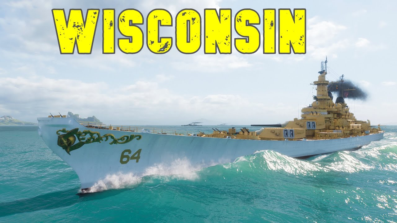 World of WarShips Wisconsin - 111 Hits – Total Domination! - YouTube