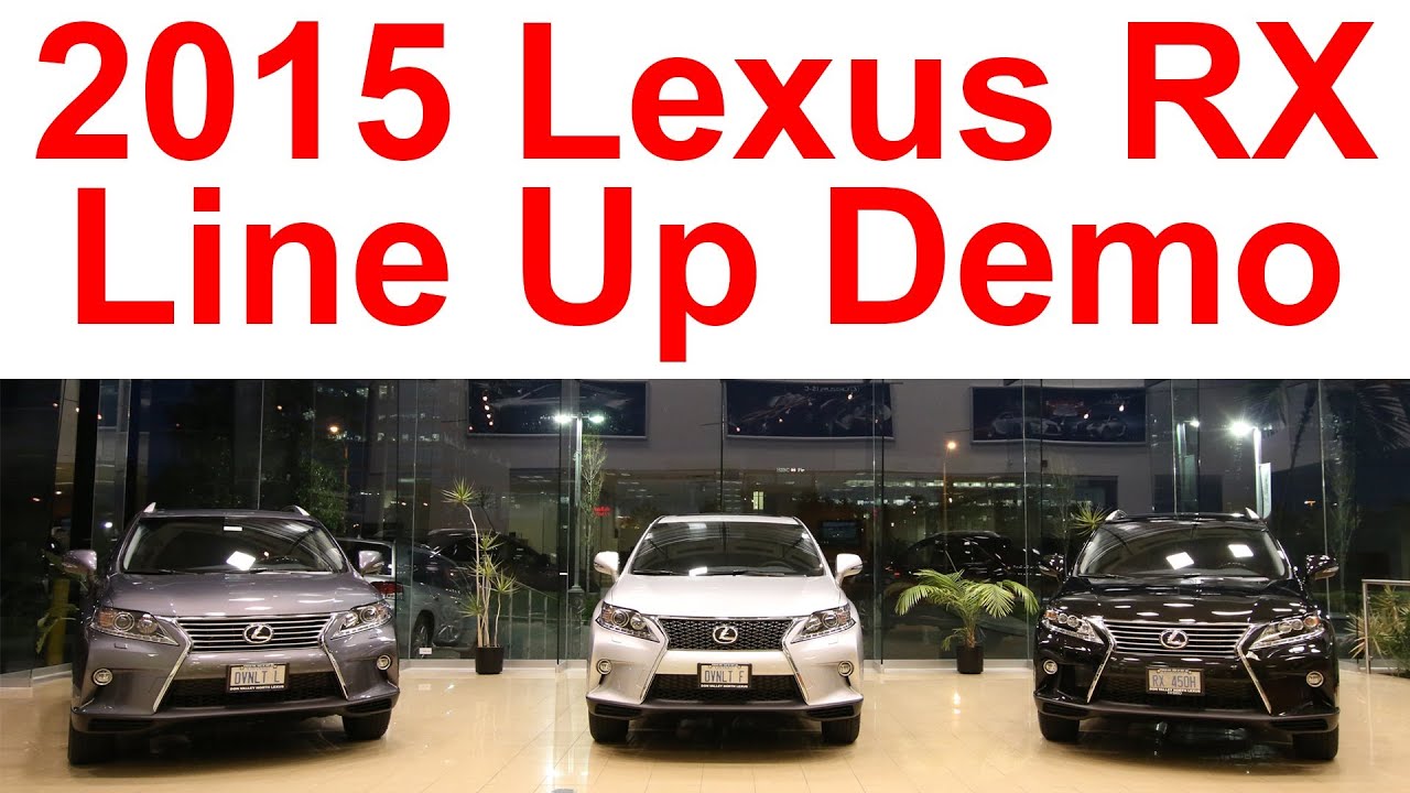 2015 Lexus RX Line Up Final Version - YouTube