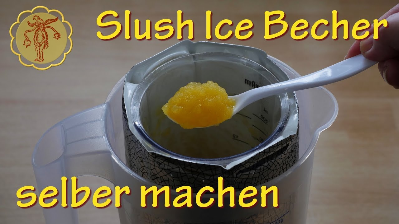 DIY: Slush Ice Becher zum Selbermachen - YouTube