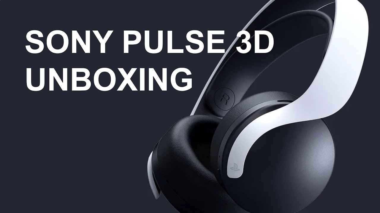 SONY PULSE 3D WIRELESS HEADSET Unboxing - ASMR - YouTube
