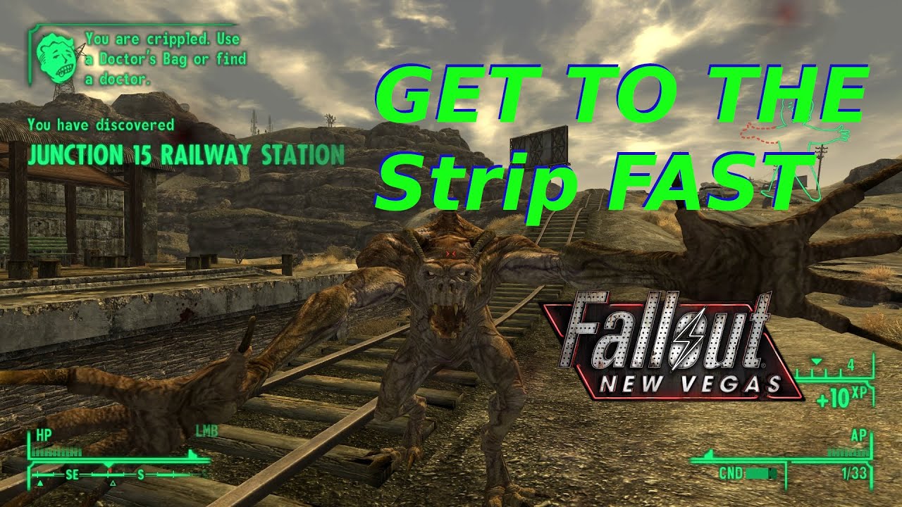 Fast way to the Strip in Fallout New Vegas in 2023 - YouTube