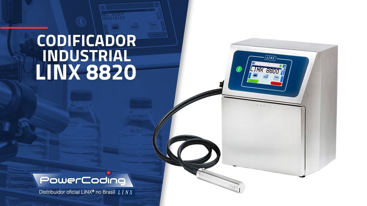 Codificador Industrial Linx 8820 - PowerCoding - YouTube