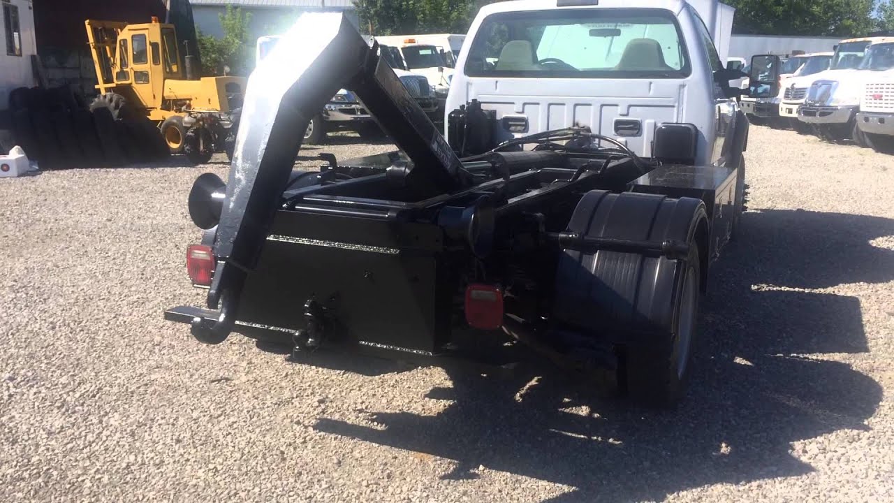 For Sale - 2008 Ford F-550 XLT 4x4 Hook-Lift - YouTube