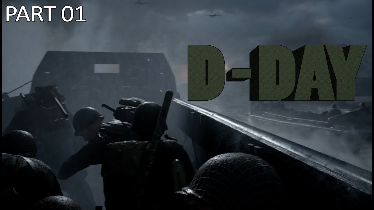 CALL OF DUTY WW2 Walkthrough Gameplay Part 1 - D-Day - Campaign Mission ...