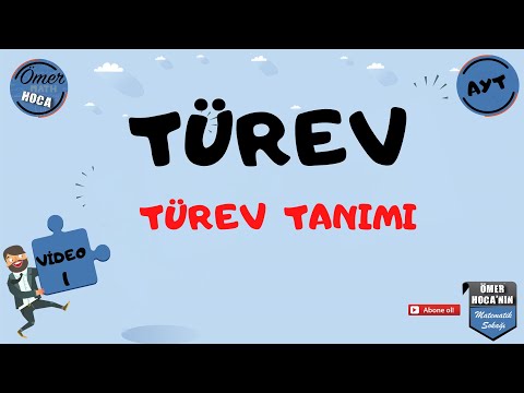 AYT MATEMATİK TÜREV KONU ANLATIM VİDEO 1 (2020-2021)Guncel