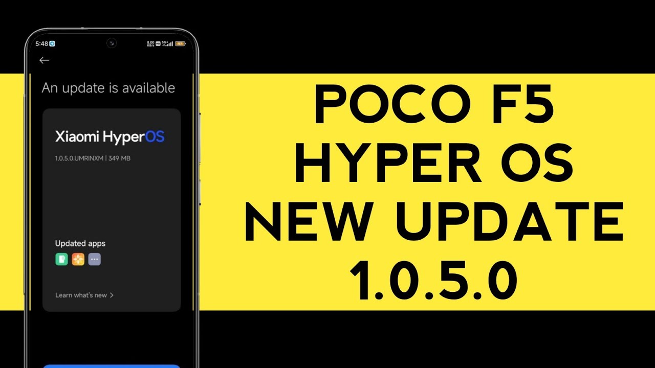 Poco F5 New Hyper OS Update | Hyper OS 1.0.5.0 New Update Rollout Poco ...